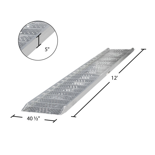 HD Ramps Box Truck Loading Walk Ramp Plate-End Aluminum 2000 lb ...