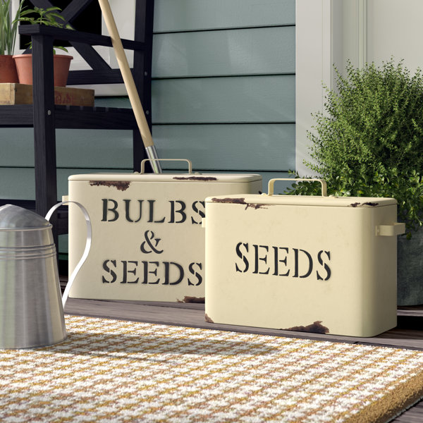 Vintage-metal-storage-boxes | Wayfair