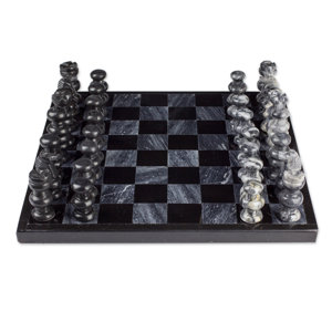 Mercer41 Handmade Besaw Gray Chess Board Game & Reviews | Wayfair