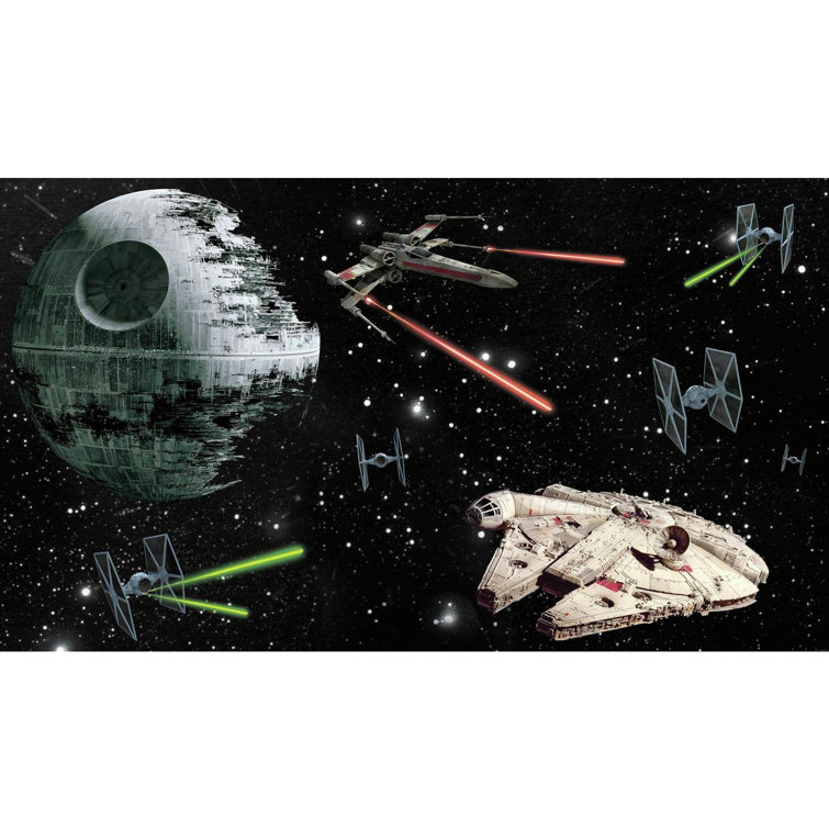 Room Mates Star Wars Abstract Wallpaper & Reviews | Wayfair
