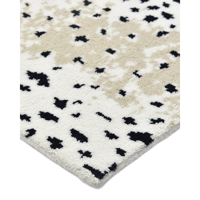 Solo Rugs Hand-Knotted Animal Print Area Rug in Ivory & Reviews | Perigold