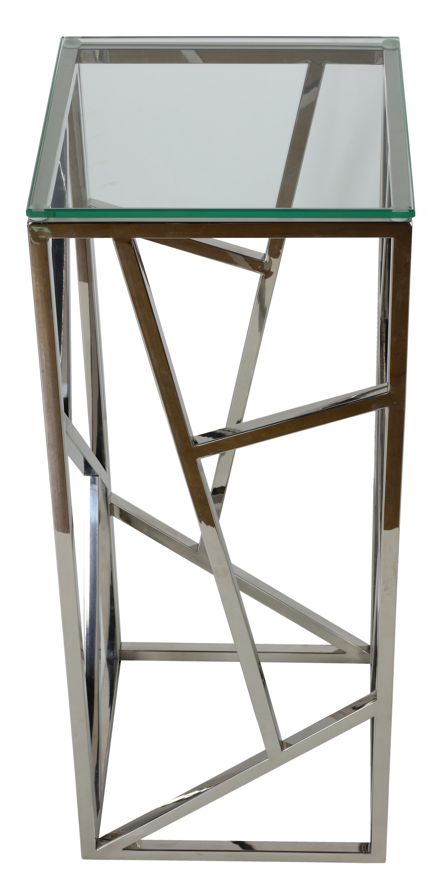 Wrought Studio 29.25'' Tall Glass Frame End Table & Reviews | Wayfair