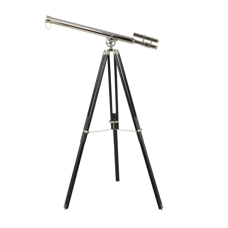 Longshore Tides Abiegail Brass Heirloom Decorative Telescope | Wayfair