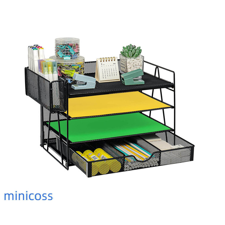 MINICOSS 4-Tier Desk Organizers With Drawers | Wayfair