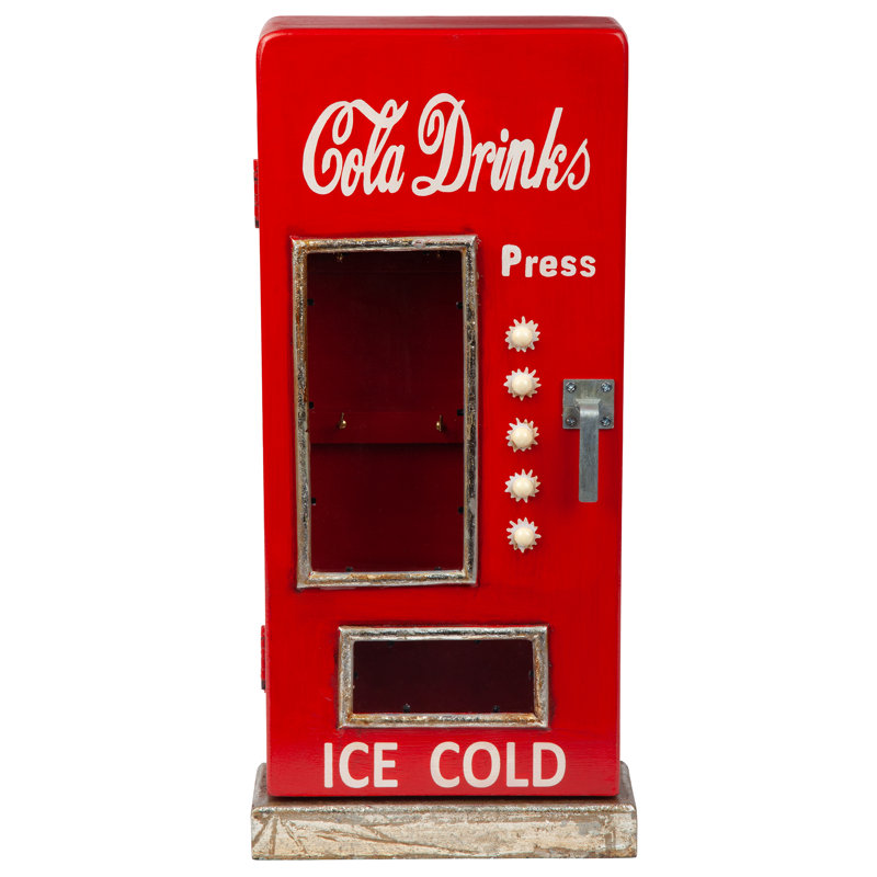 Design Toscano Retro 1950s Wall Cabinet Organizer with Key Hooks ...