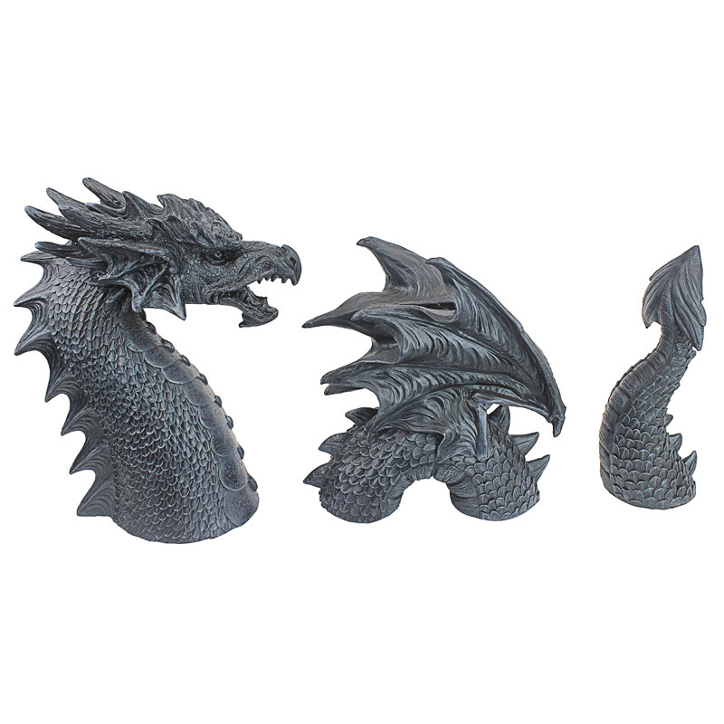 Design Toscano The Dragon of Falkenberg Castle Moat Lawn Statue ...