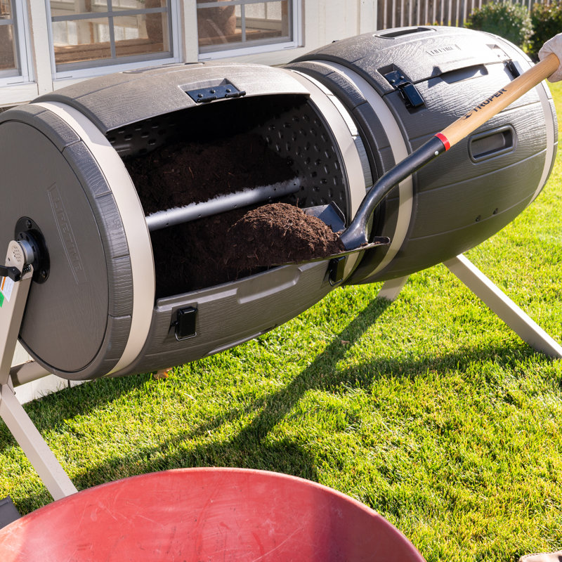 Lifetime Double Bin Rotating Composter & Reviews | Wayfair