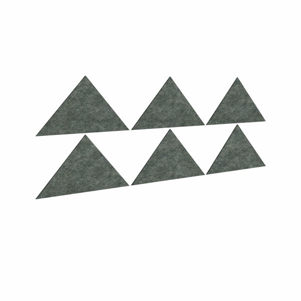 EcoPrivacy Acoustic Triangle Acoustic Wall Panel | Wayfair