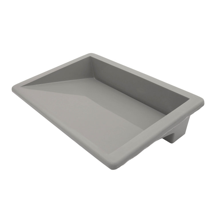 Marble-Lite 13'' Haze Gray Polymarble Rectangular Undermount Bathroom ...