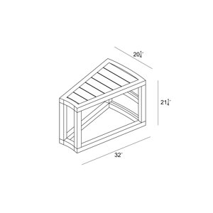 Joss & Main Bergeron Metal Outdoor Side Table | Wayfair