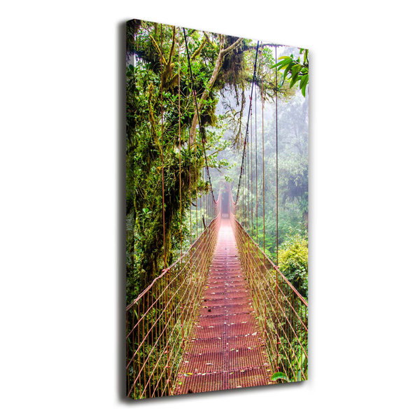 Ebern Designs Suspension Bridge - Wrapped Canvas Art Prints | Wayfair.co.uk