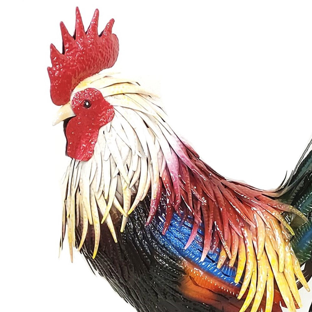 Rosalind Wheeler Azeema Rooster Decoration "Chester" Statue | Wayfair