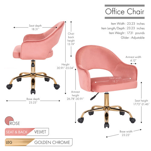 Willa Arlo Interiors Rhoads Task Chair & Reviews | Wayfair