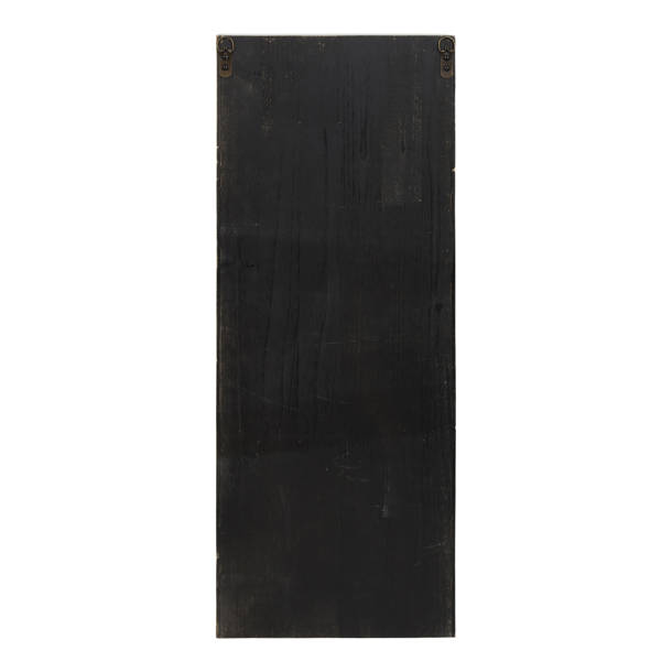 DSOV Burdock 13" x 37" x 7.5" Rustic Wood and Metal Wall Vertical ...