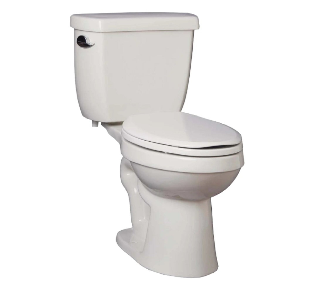 Proflo 1.28 Gallons Per Minute GPF Elongated Floor Mounted Two-Piece ...