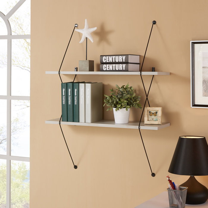 Mercury Row® Staats 2 Piece Tiered Shelf & Reviews | Wayfair