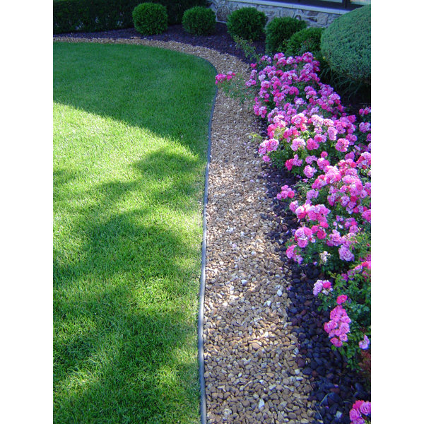 Valley View 2'' H x 21.5'' W Black Vinyl Lawn Edging & Reviews | Wayfair