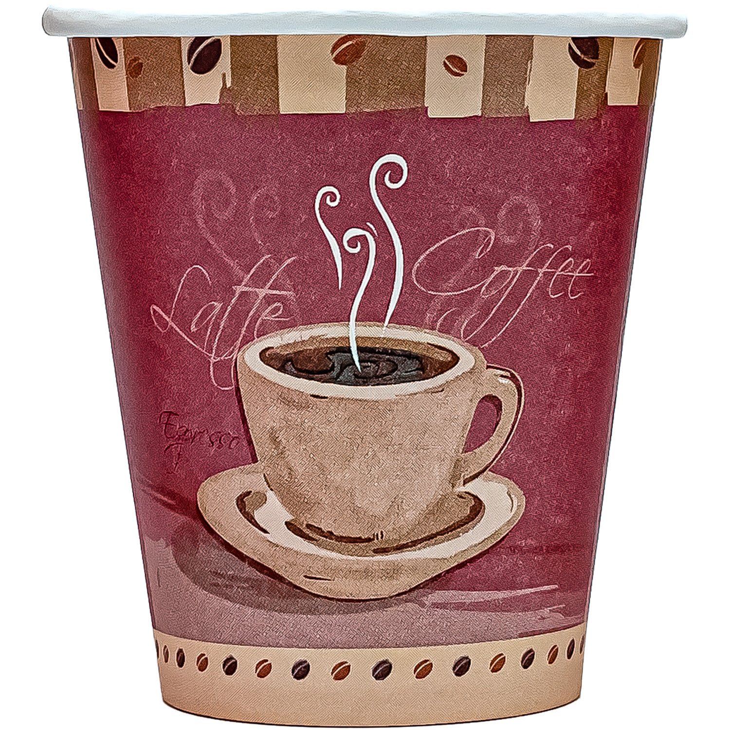 NicoleFantiniCollection 10 Oz Disposable Colored Tea&Coffee Cups ...
