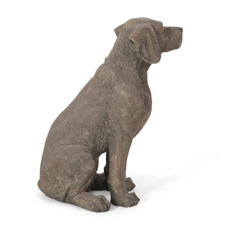 Red Barrel Studio® Outdoor Dog Garden Statue & Reviews | Wayfair