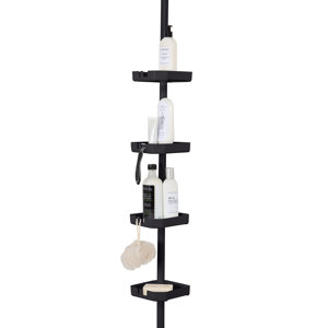 Rebrilliant Pyron Tension Pole Shower Caddy & Reviews | Wayfair