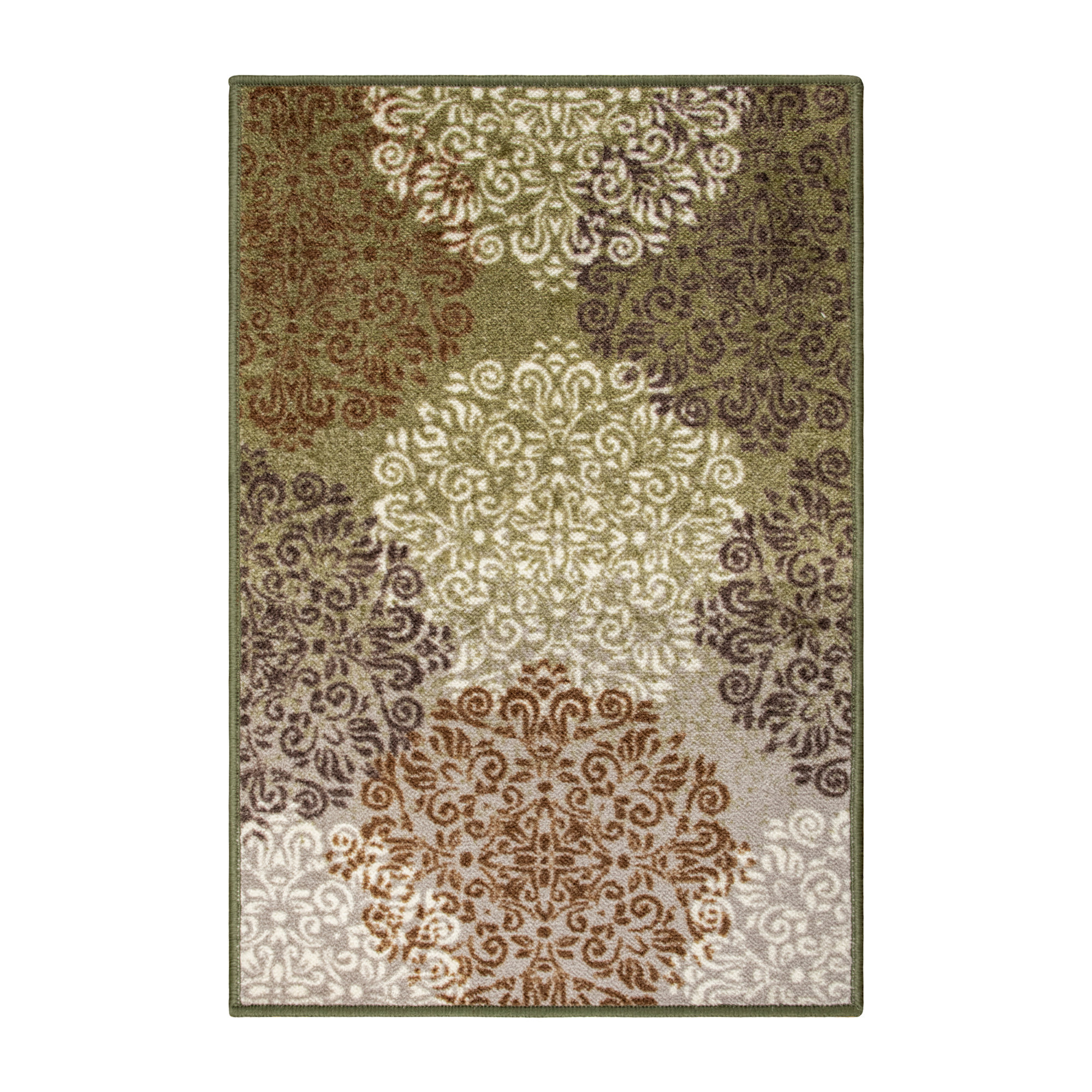 Charlton Home® Reyna Oriental Green/Brown Area Rug & Reviews | Wayfair
