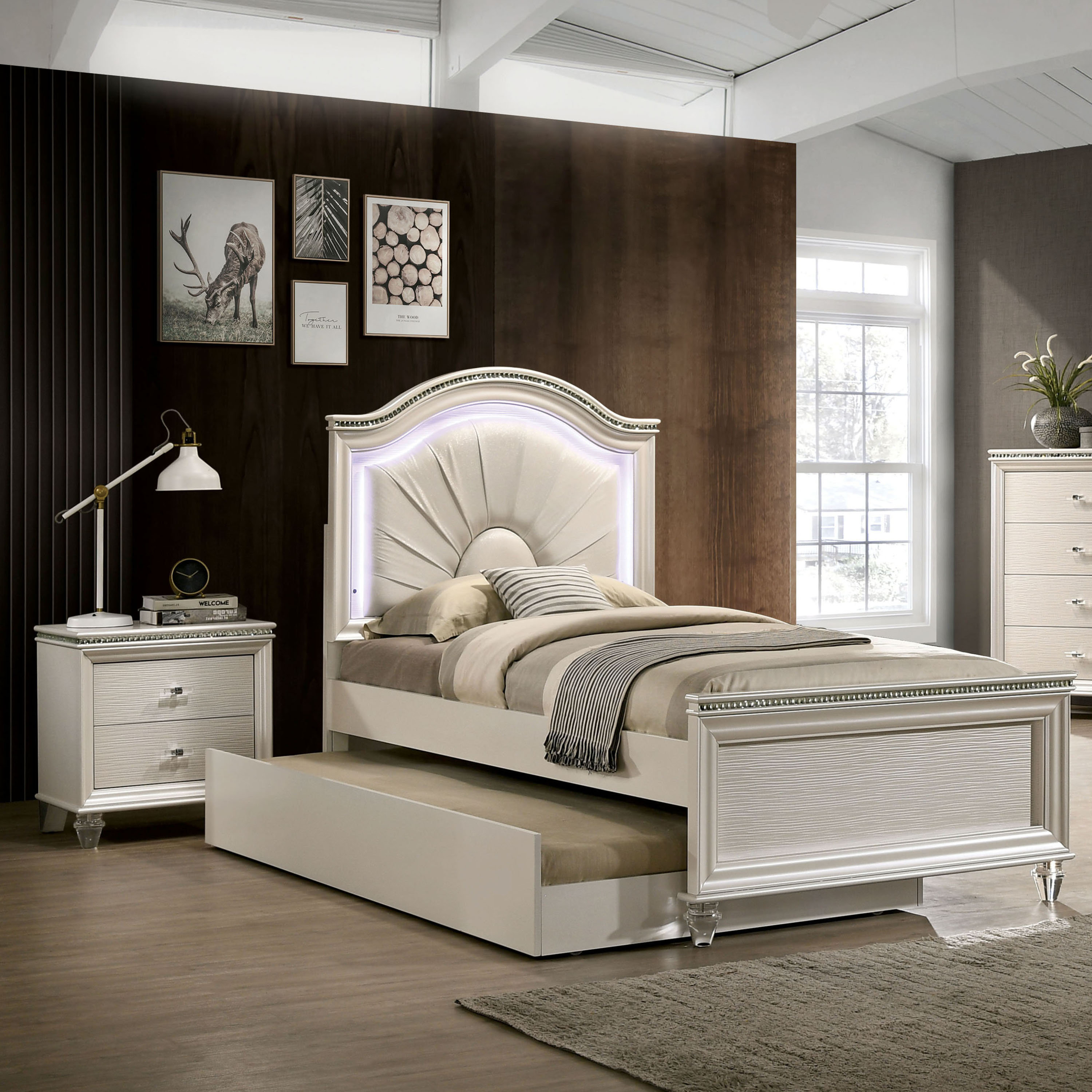 Etta Avenue™ Teen Sienna Wood Twin 2-Piece Bedroom Set | Wayfair