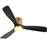 Wayfair | Black Ceiling Fans With Lights You'll Love in 2023