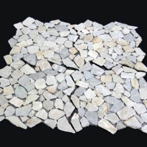 Symple Stuff Amagon River Rock 18" x 18" Slate Mosaic Sheet Wall Floor ...