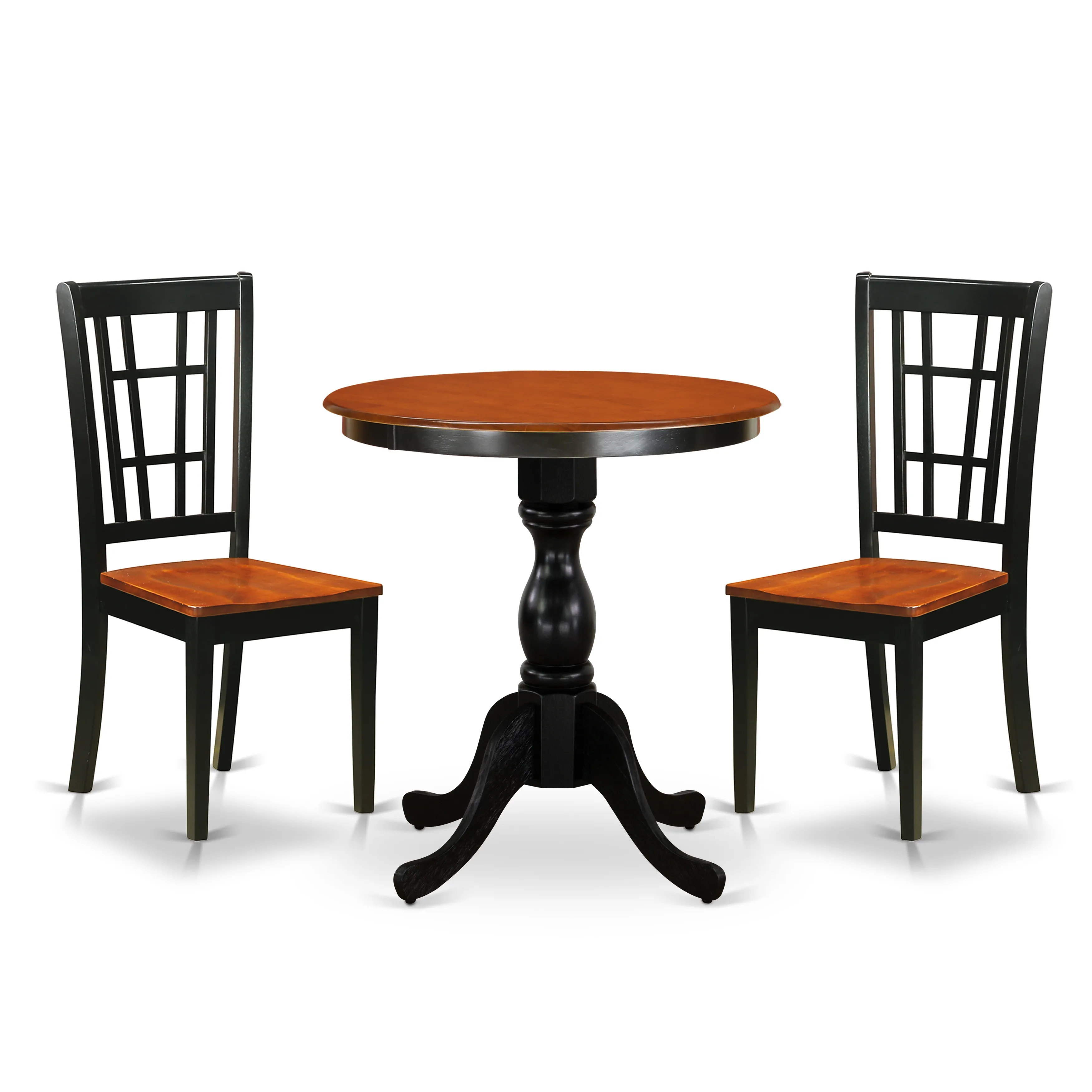 Alcott Hill® Adelo 2 - Person Solid Wood Breakfast Nook Dining Set ...