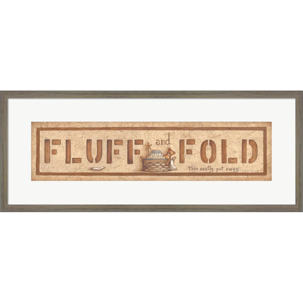 Trinx Fluff And Fold by Mary Ann June - Picture Frame Painting | Wayfair