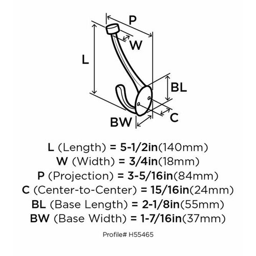 Amerock Over-The-Door Robe Hook & Reviews | Wayfair