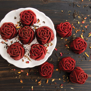 Nordic Ware Non-Stick Round Mini Rose Bud Cake Pan & Reviews | Wayfair