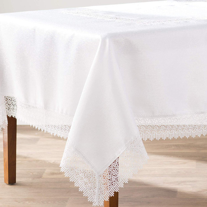 One Allium Way® Alienor Solid Color Tablecloth & Reviews | Wayfair