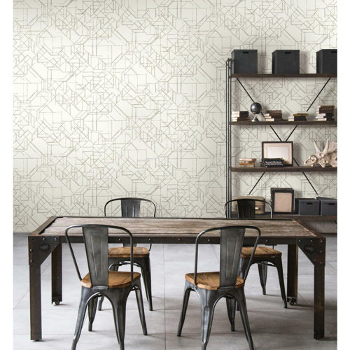 Mercury Row® Heiden Peel & Stick Geometric Wallpaper & Reviews | Wayfair
