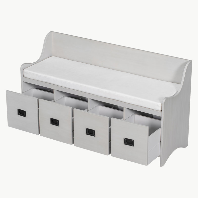 Red Barrel Studio® Drawers Storage Bench | Wayfair