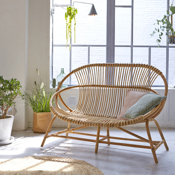 Bay Isle Home Boxton Rattan Bench | Wayfair.co.uk