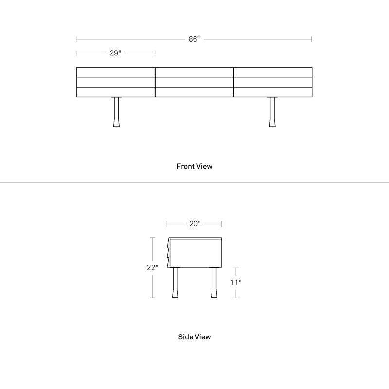 Blu Dot Lap Long and Low Sideboard | Wayfair