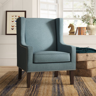 Wayfair | Blue Wingback Accent Chairs You'll Love in 2022