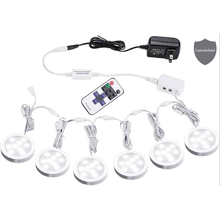 menggutong Linkable LED Puck Light | Wayfair