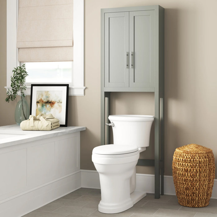 Three Posts™ Cortland Freestanding Over-The-Toilet Storage & Reviews ...