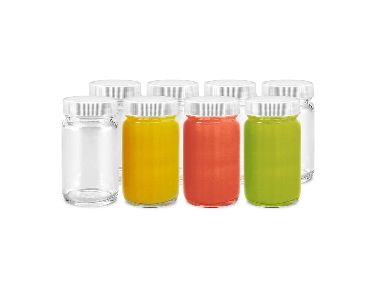Eternal Night Juice Shot Bottles Set - Wide Mouth For Juicing, Beverage ...