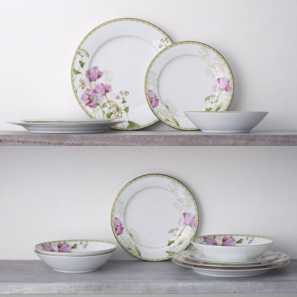 Noritake Poppy Place 12-Piece Dinnerware Set, Service for 4 | Wayfair
