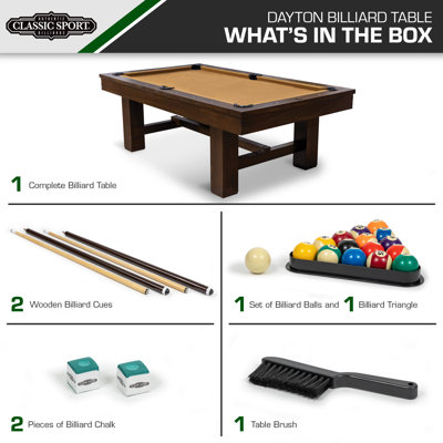 EastPoint Sports 96" Dayton Billiard Table | Wayfair