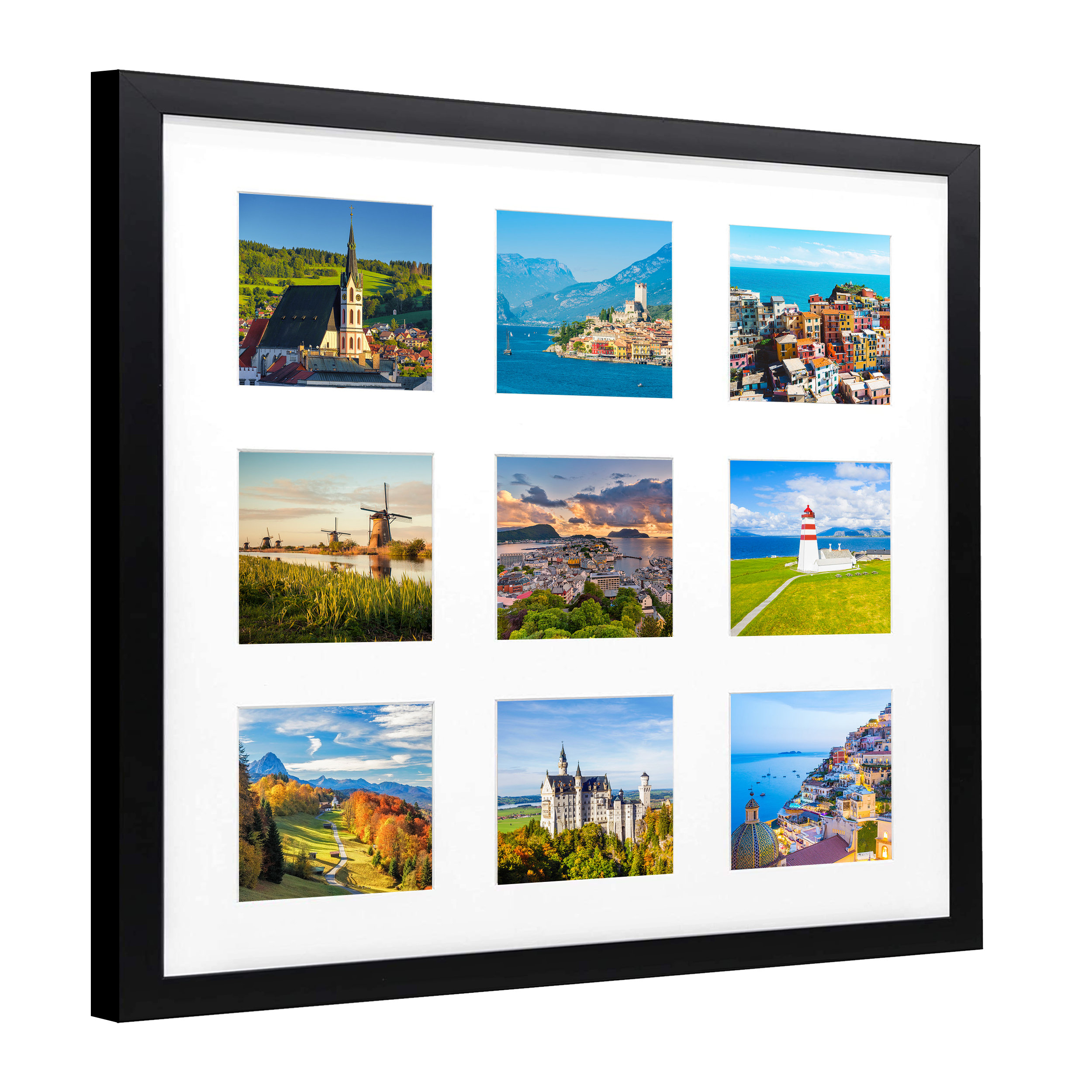Latitude Run® Arhaam 16x16 Collage Picture Frame, Multiple Metal Frames ...