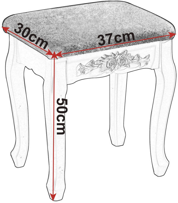 WOLTU 50Cm Tall Plastic Stool | Wayfair.co.uk