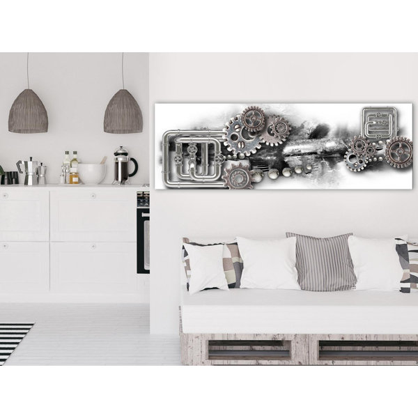 Williston Forge Strange Machine Narrow - Wrapped Canvas Graphic Art ...