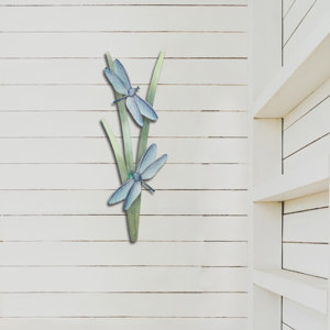 Rosalind Wheeler Dragonfly Pair in Reeds Wall Décor & Reviews | Wayfair