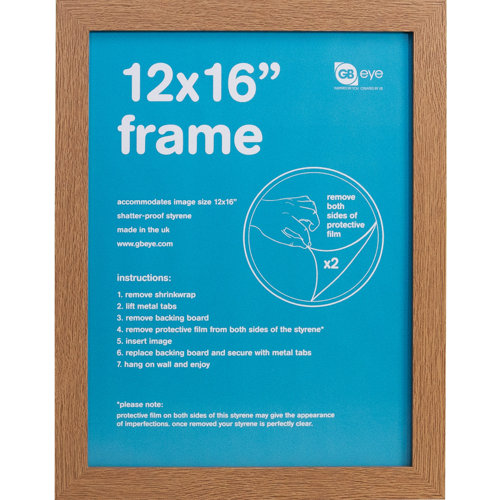 GB Eye Ltd GB Eye Contemporary Wooden Oak Picture Frame - 30.5 x 40.6cm ...