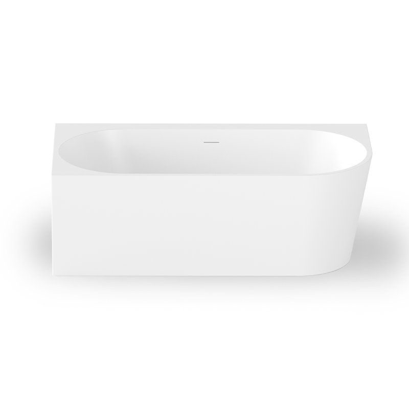A&E Bath and Shower 64.96'' x 31.5'' Corner Soaking Acrylic Bathtub ...