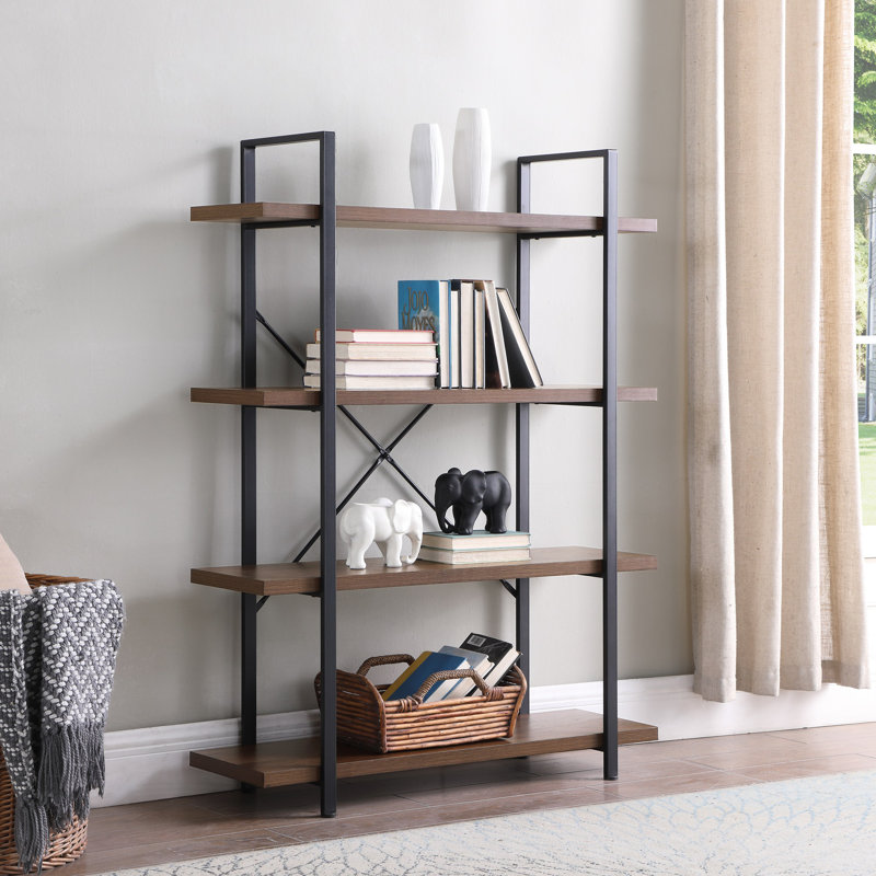 Gracie Oaks Steel Etagere Bookcase & Reviews | Wayfair